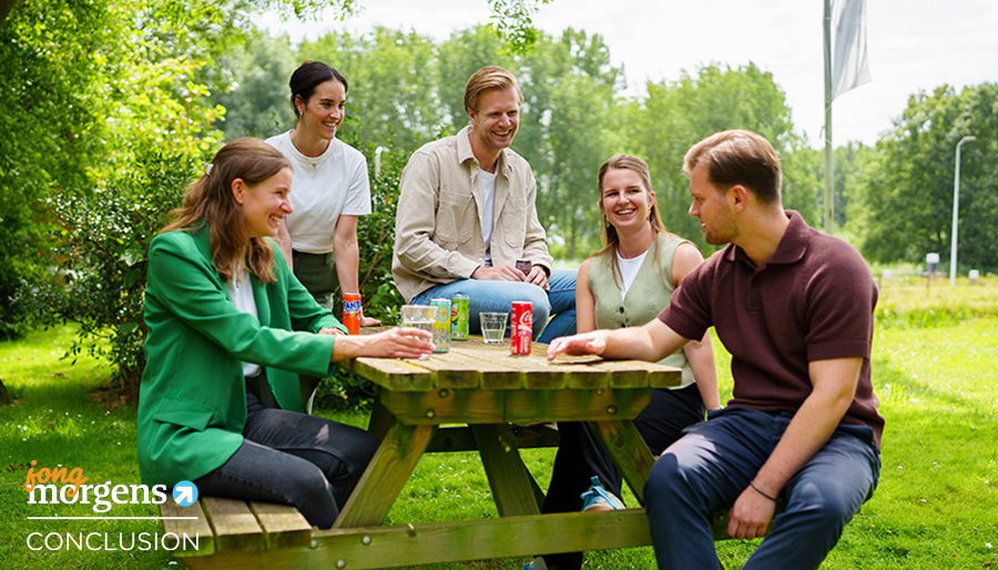 Een greep uit de maatschappelijke projecten van Jong Morgens Conclusion